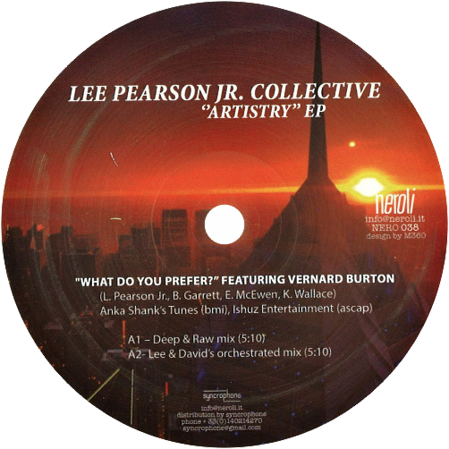Lee Pearson Jr. Collective / Artistry EP – Luv4Wax
