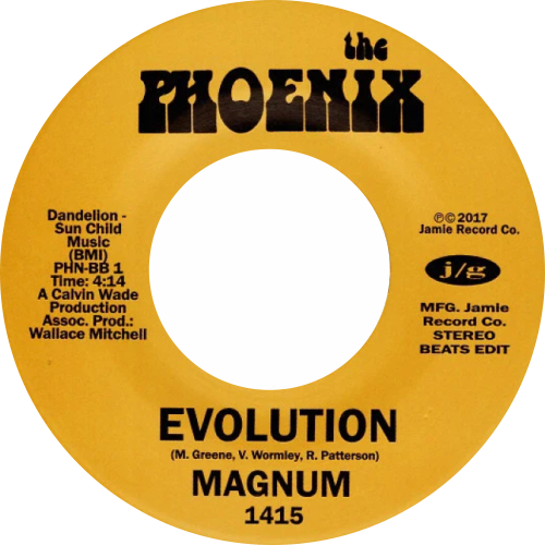 Magnum / Evolution (Beats Edit) b/w It's The Music That Makes Us Do It ...