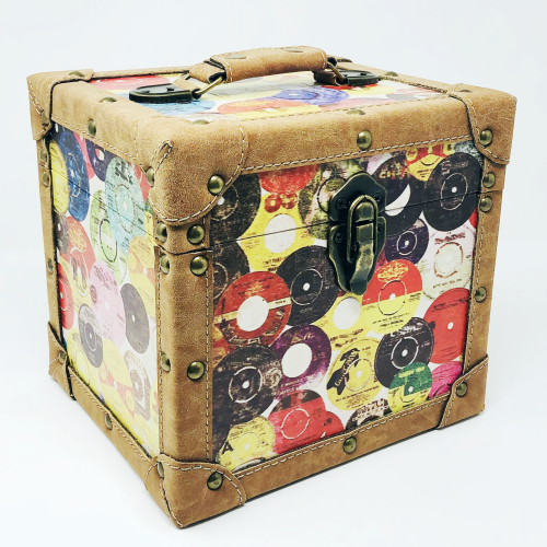 7" Vinyl Record Storage Carry Case Multi Print – Luv4Wax