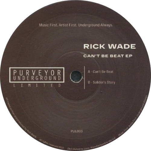 Rick Wade / Can't Be Beat EP – Luv4Wax
